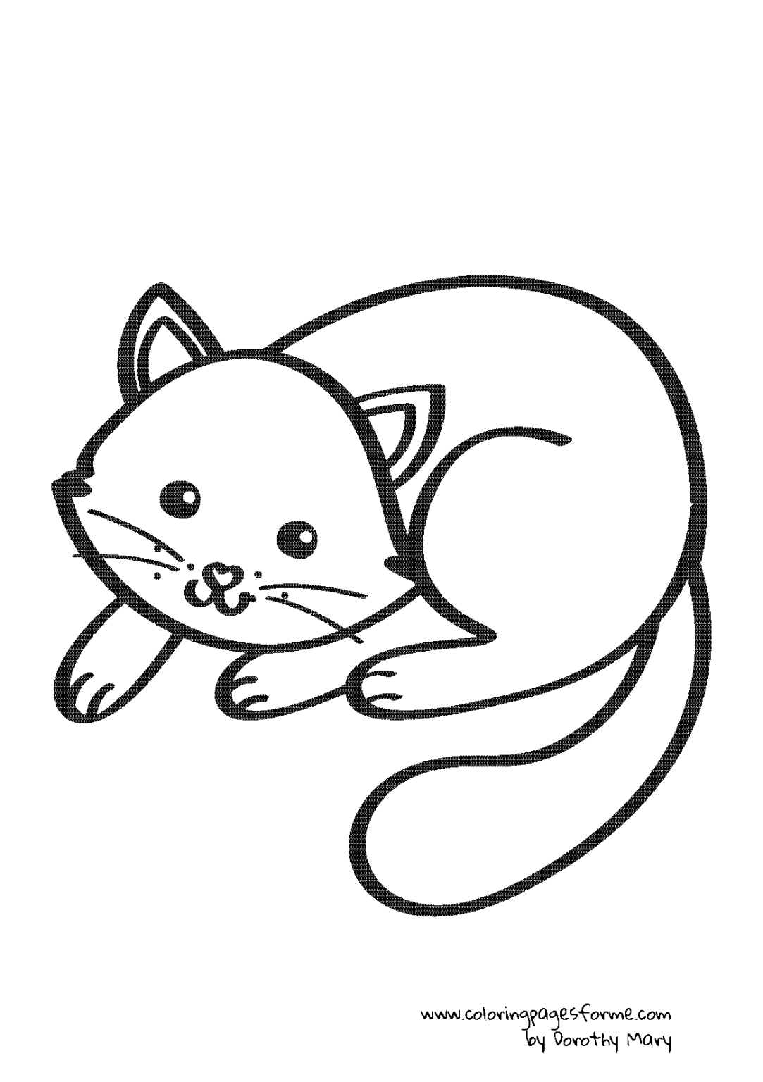 Free and Printable Pets Coloring Pages for Kids