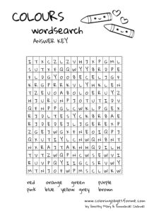 Colours English Worksheets – Free Printable for Kids