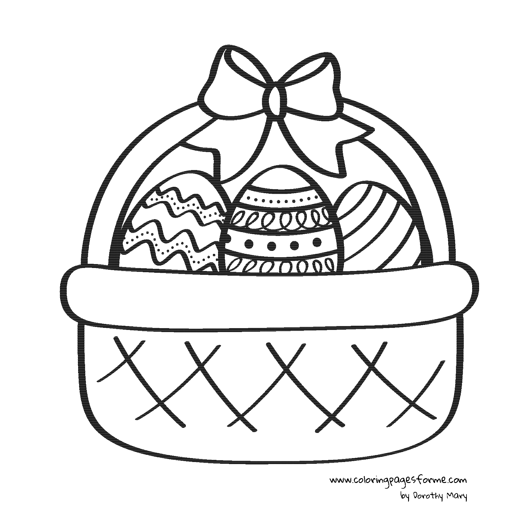 Free and Printable Easter Coloring Pages for Kids