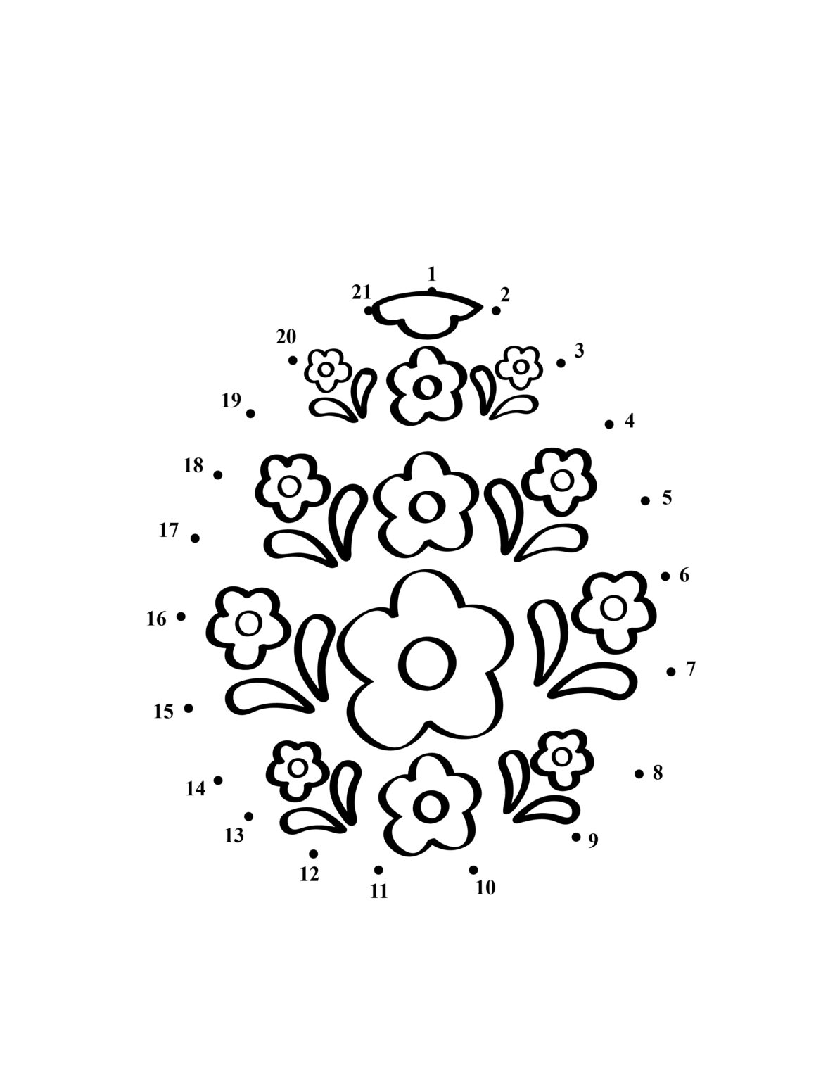 Free and Printable Dot to Dot Coloring Pages for Kids
