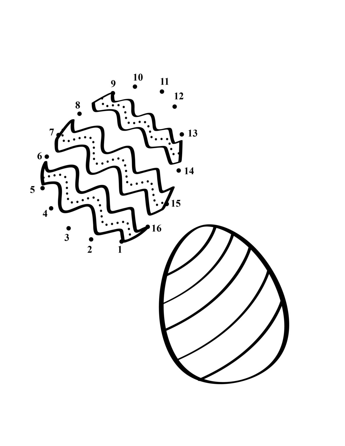 Free and Printable Dot to Dot Coloring Pages for Kids