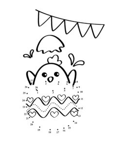 Free and Printable Dot to Dot Coloring Pages for Kids