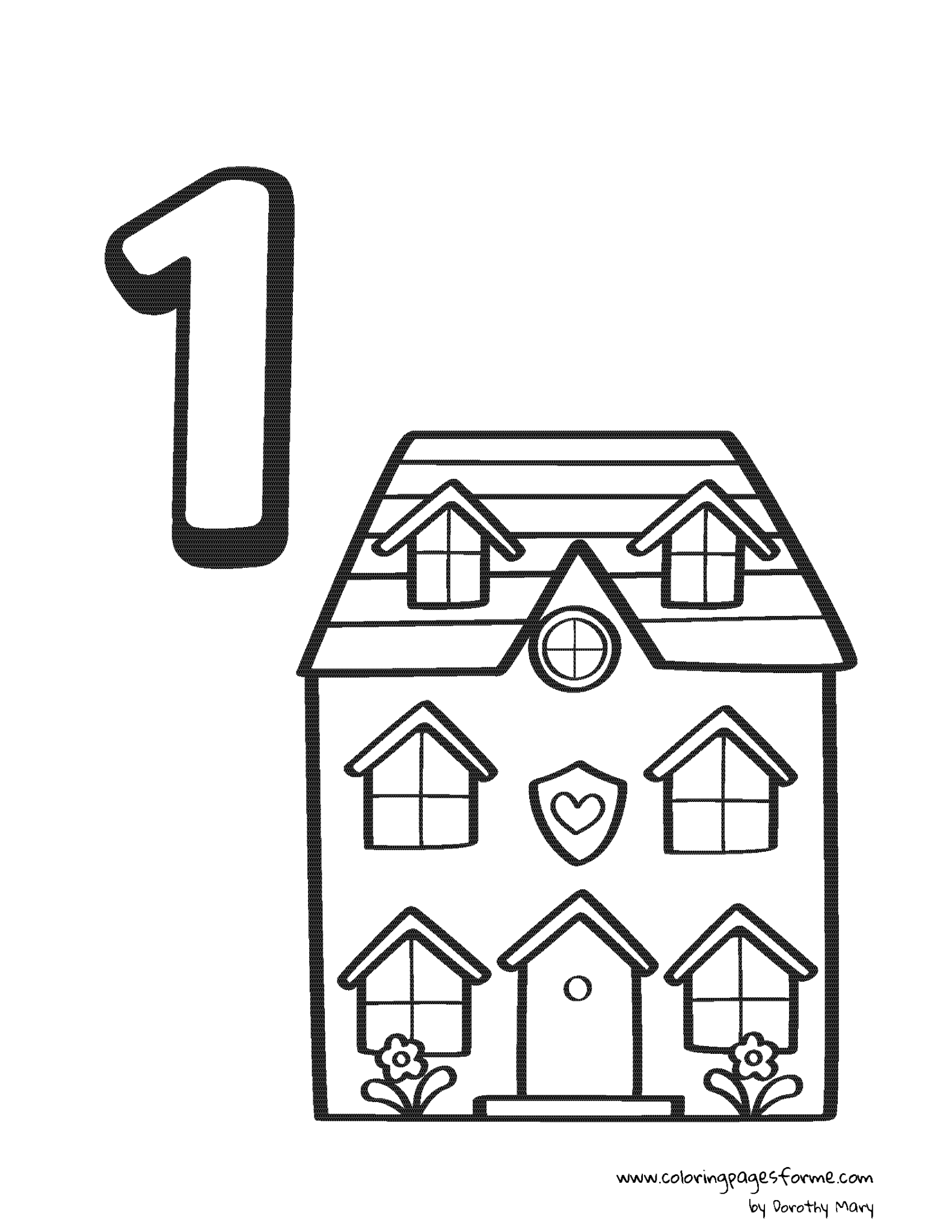 Free and Printable Number Counting Worksheets / Coloring Pages