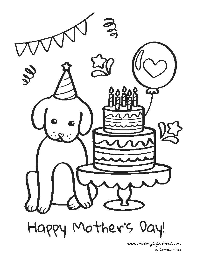 Free and Printable Mother's Day Coloring Pages for Kids