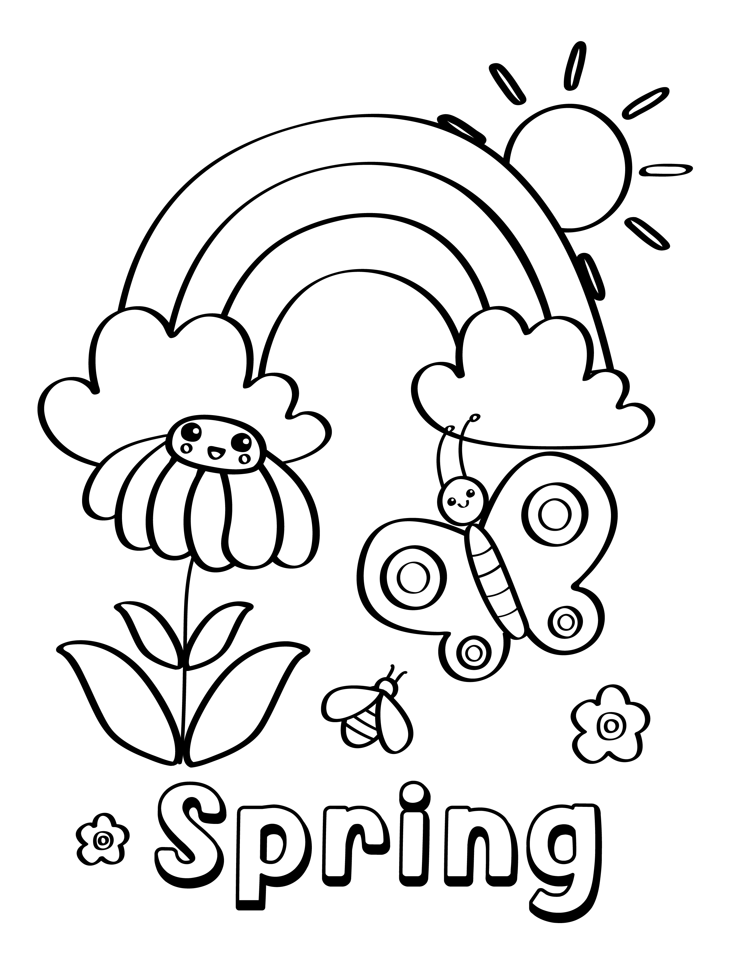 Seasons Coloring Pages – Free Printables for Kids