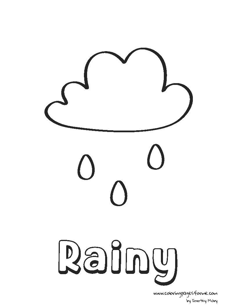 Weather Coloring Pages – Free Printable for Kids
